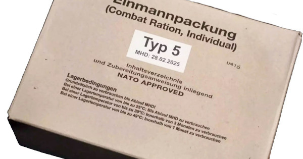 German, mre 24hr Bundeswehr