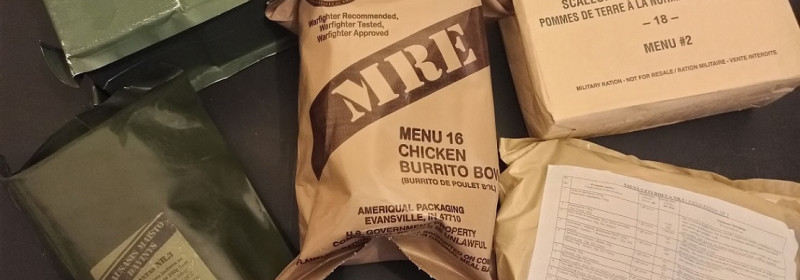 UK British 24H MRE Case - 10 Ration Packs for 10 Days