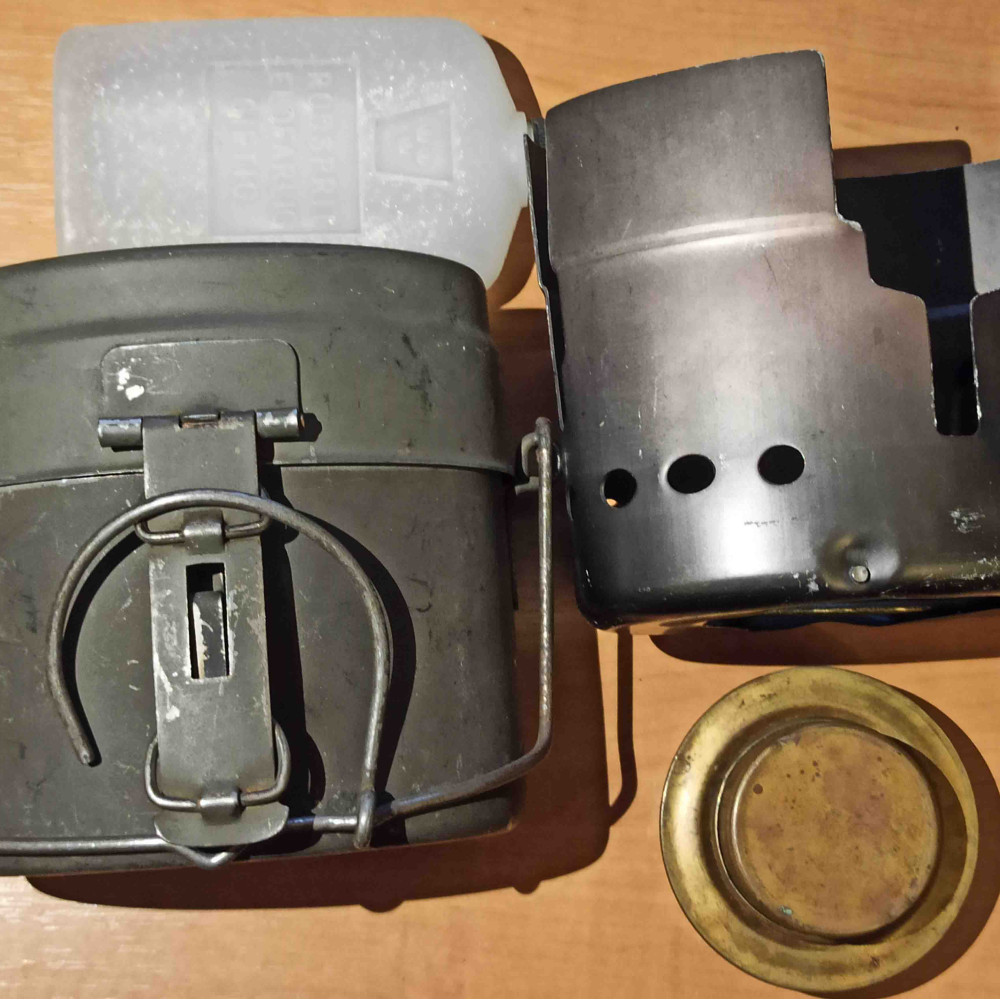 Original Swedish Army Trangia M40 Complete Sets - Stainless Steel