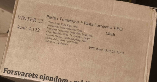 Danish Army 24H Combat Ration Box - Fresh & Sealed