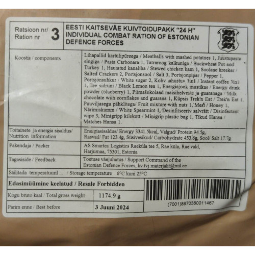 MRE4You.uk Foreign International MRE Combat Rations Meals ready to eat