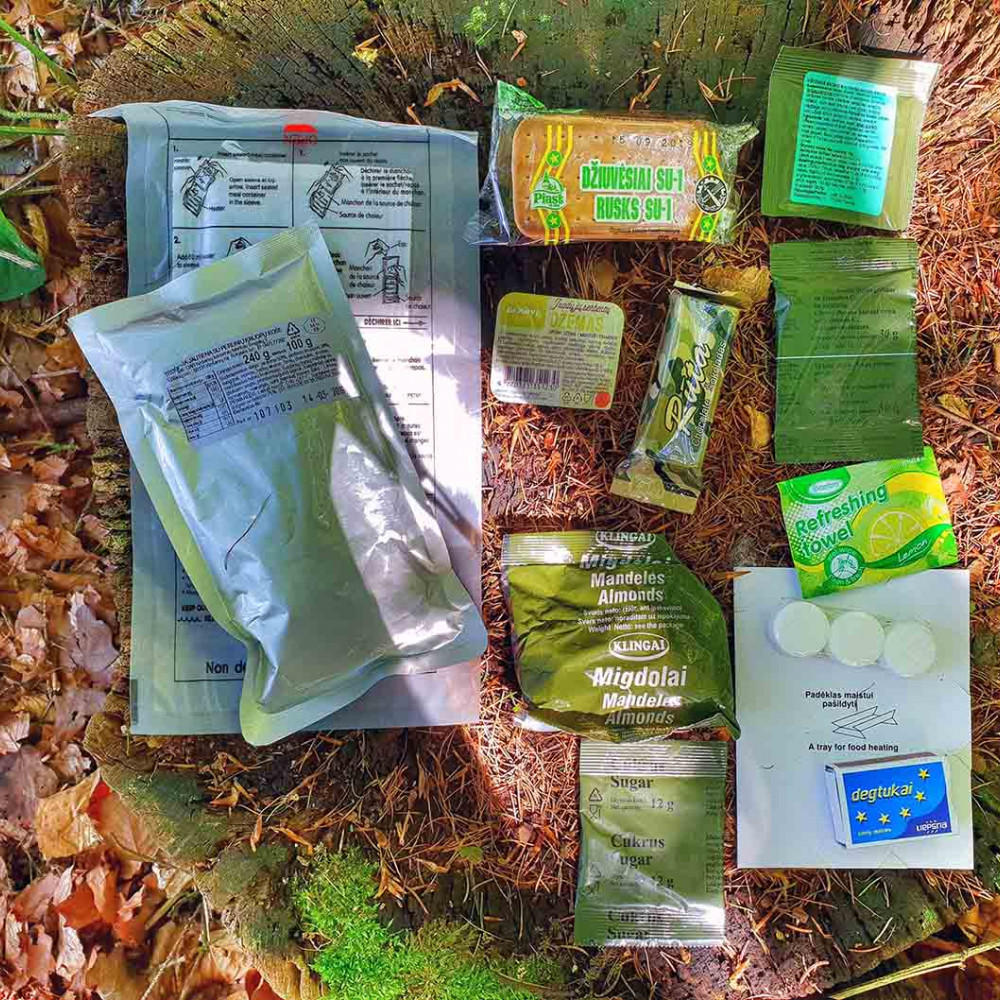 Lithuanian Army MRE combat ration One pack